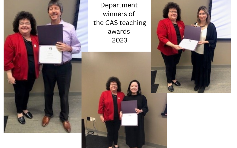 English Instructors Almost Sweep the College of Arts and Sciences Annual Teaching Awards ...